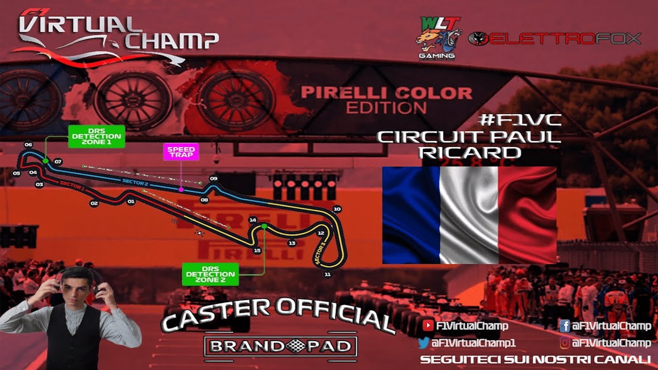 F1 Virtual Champ || GP Francia (8/21) || Brando Caster - YouTube