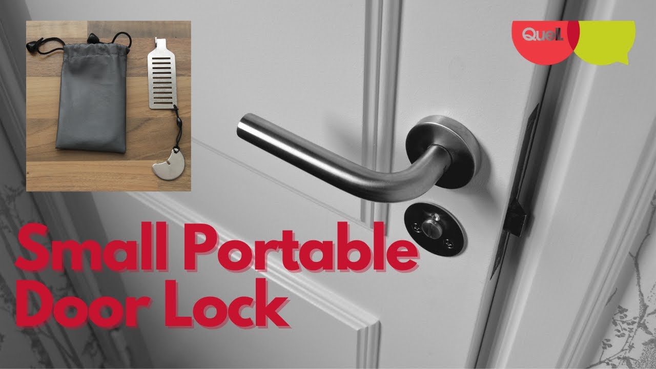 Portable Door Lock - Small - YouTube