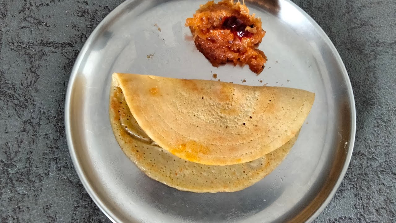 Mixed daal instant dosa - YouTube