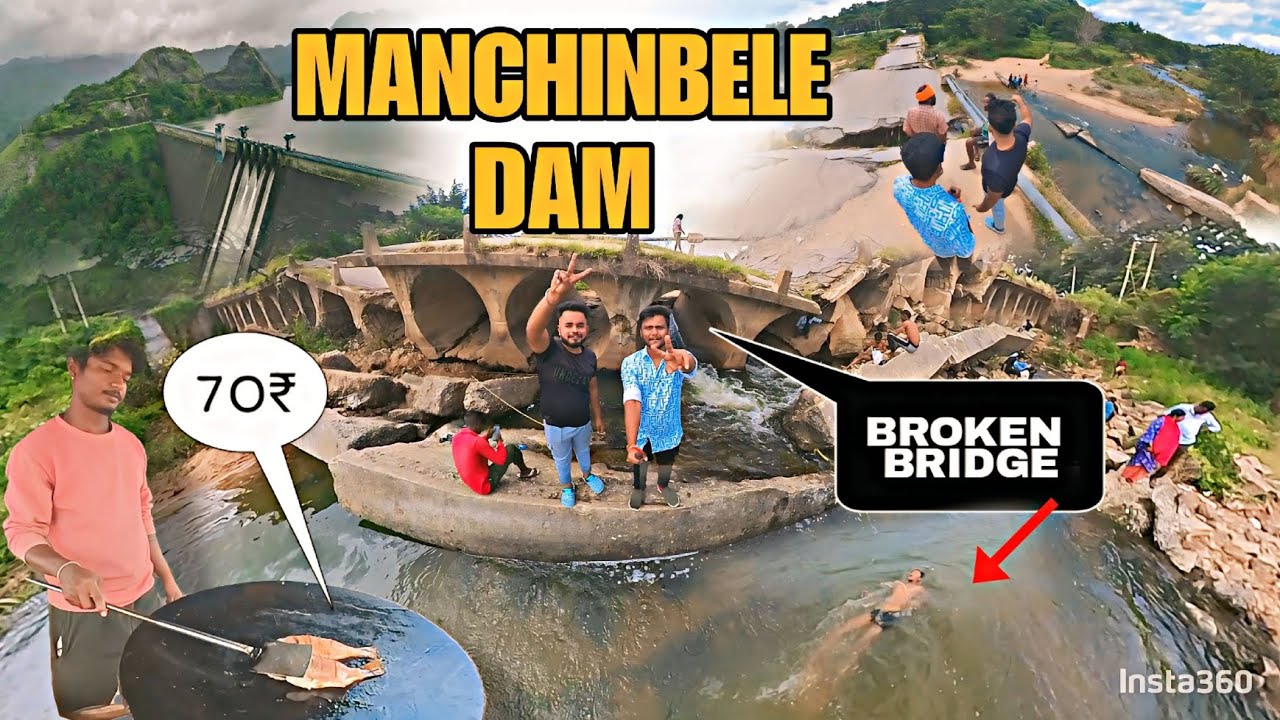 Manchinbele dam Broken Bridge | manchanabele dam fish fry | PLACES TO ...