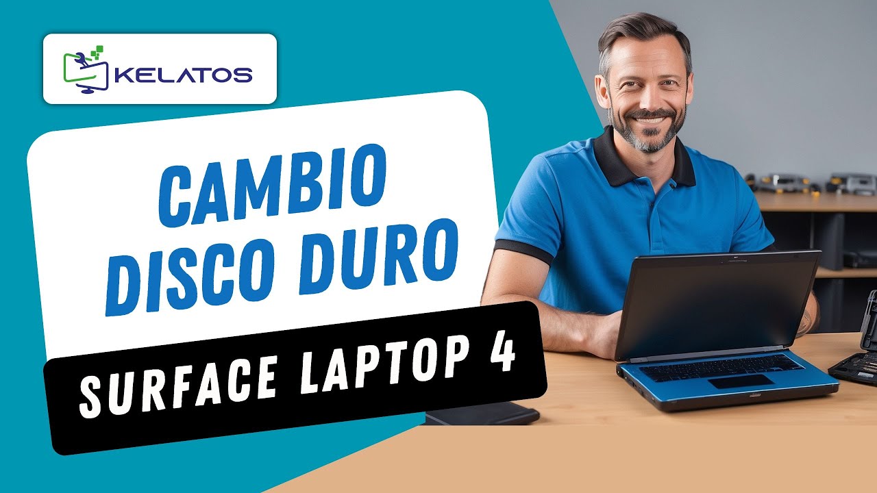 ¿ Cómo cambiar el disco duro de un Microsoft Surface Laptop 4 mod. 1950 ? - YouTube
