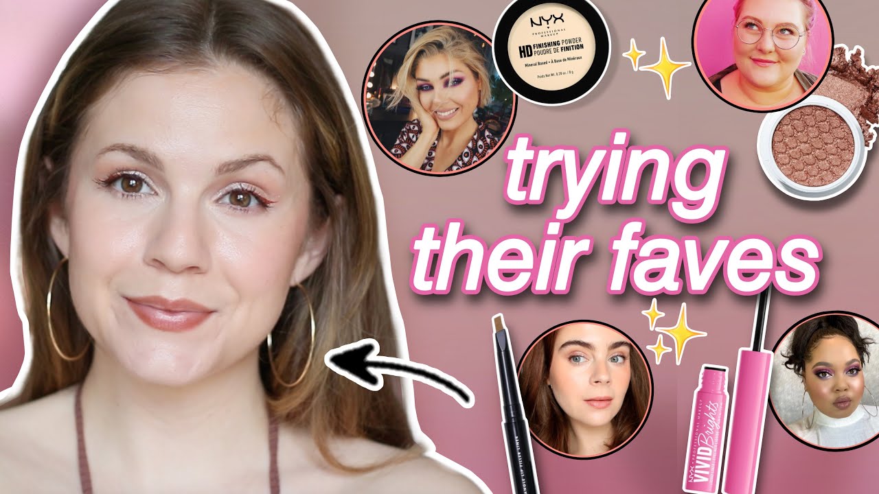I tried a full face of beauty guru drugstore favorites… - YouTube