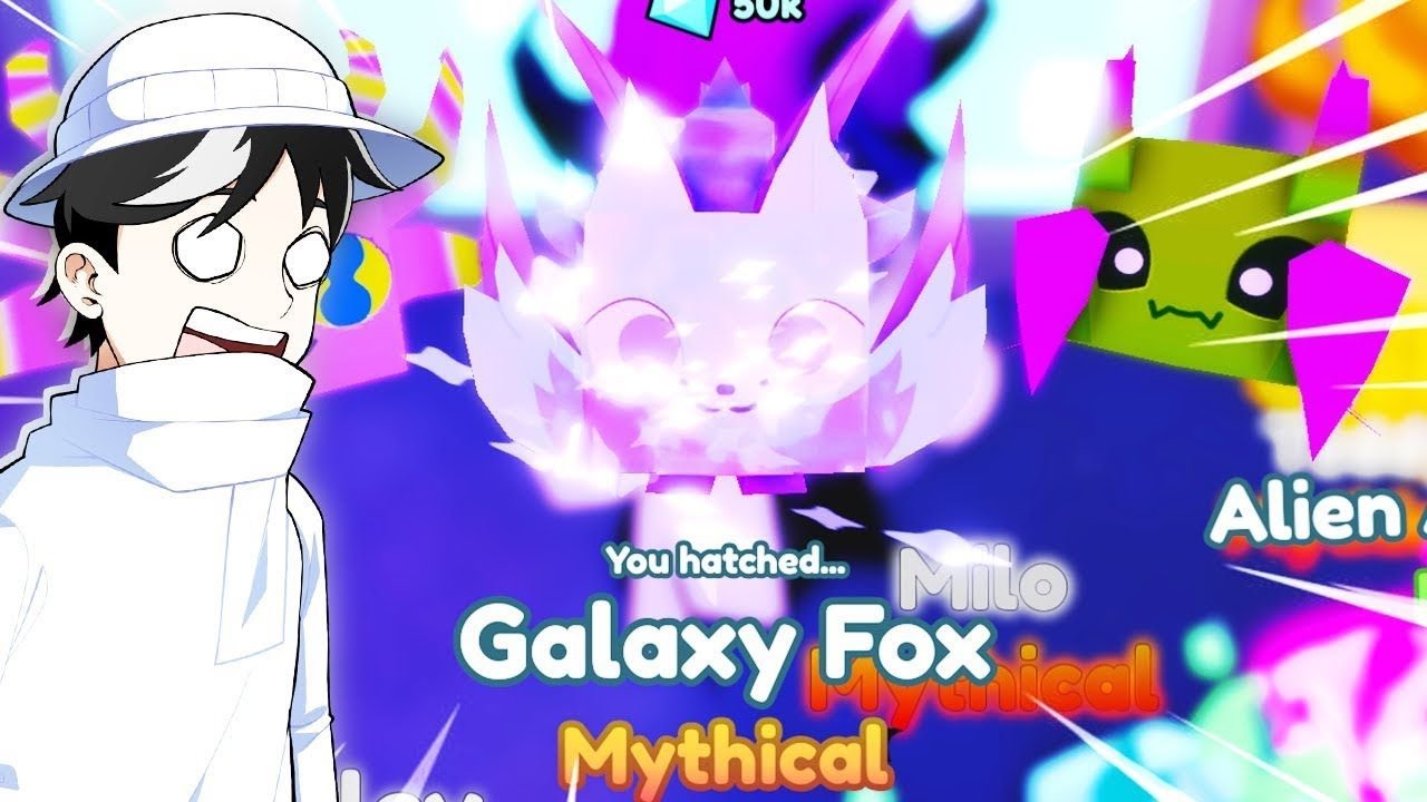 Trying to hatch the mythical galaxy fox in |PET SIMULATOR X| - YouTube