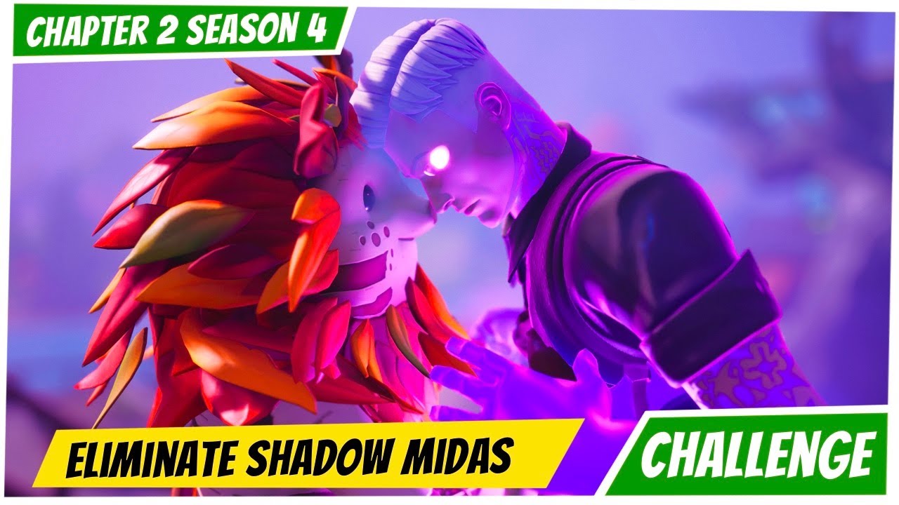 FORTNITE CHALLENGES GUIDE - Eliminate Shadow Midas! - YouTube
