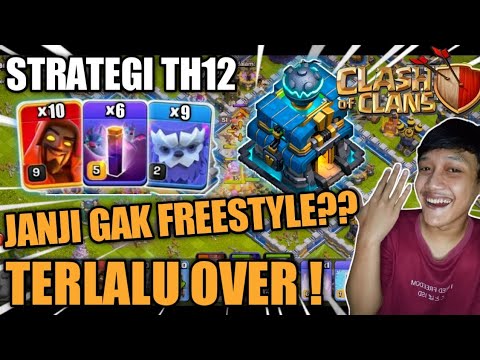 STRATEGI TH 12 HERO LOW | YETI + SUPER WIZZARD + BATSPELL | NO COUNTER ...