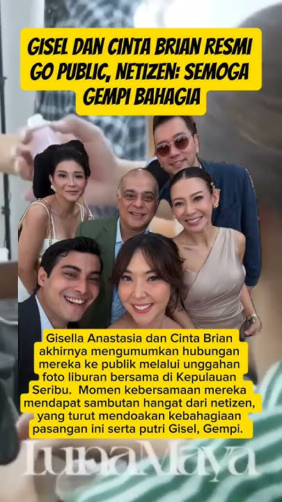 Gisel dan Cinta Brian Resmi Go Public, Netizen: Semoga Gempi Bahagia - YouTube