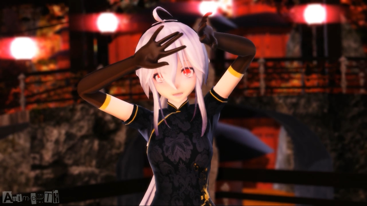 【MMD】Tokio Funka/トキヲ・ファンカ - TDA Haku China Dress - YouTube