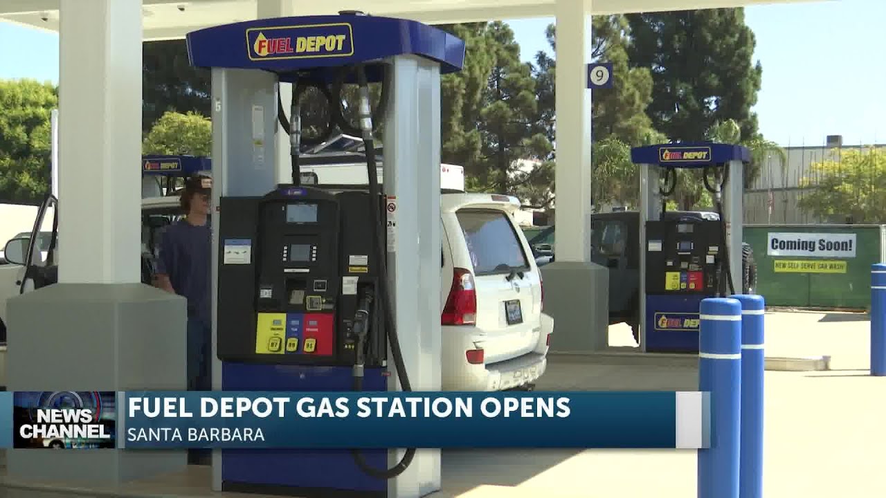 New Fuel Depot opens with reduced prices n Goleta - YouTube