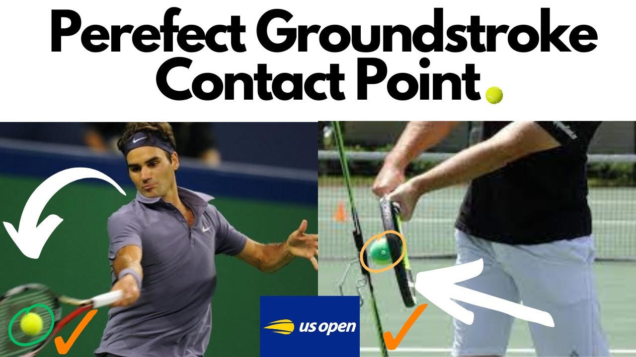 How To Find the Perfect Contact Point In Tennis | Fewer Errors, More ...
