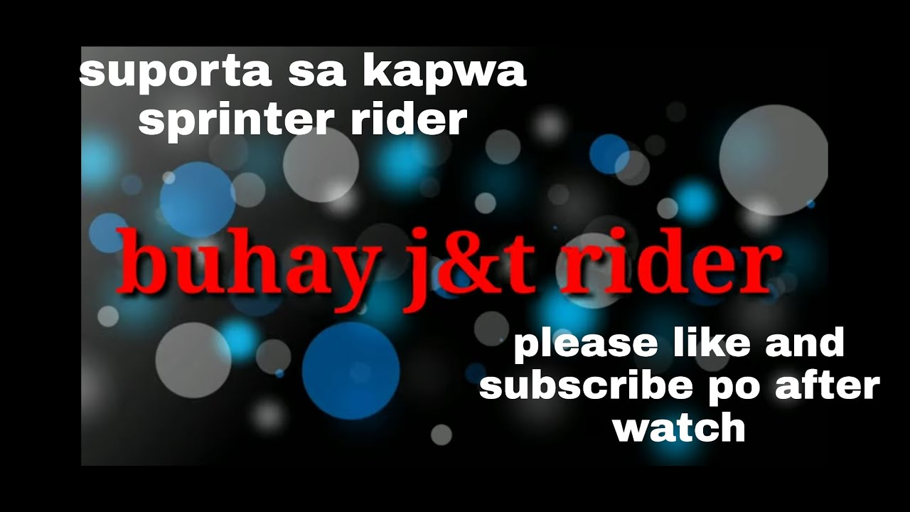 J&T EXPRESS DELIVERY RIDER PHILIPPINES - YouTube