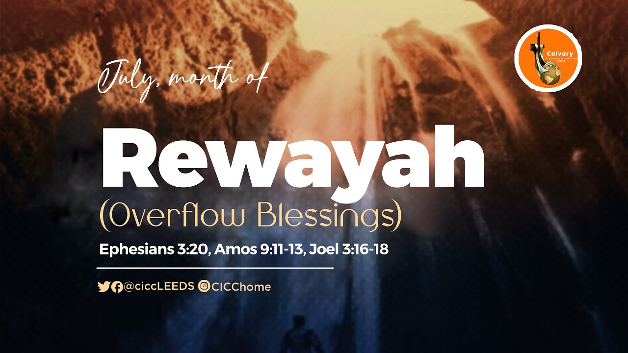 Rewayah: The Value of Overflowing Life | Rev. Obed Joy Obeng ...