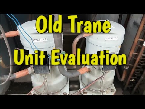 Old Trane evaluation and walk through of the entire system. - YouTube