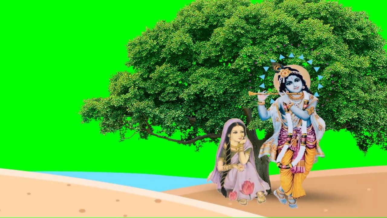 Radha Krishna green screen video,Krishna Radhaji green screen video ...