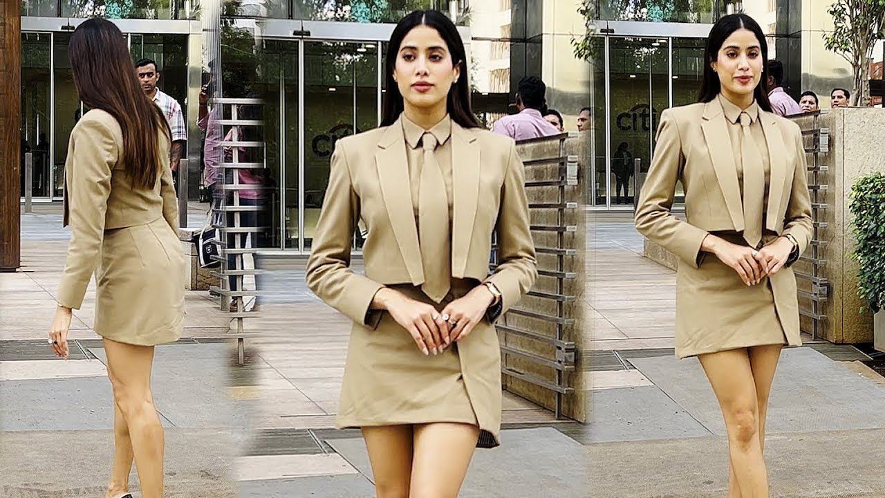 Janhvi Kapoor🔥 Looks Stunning With Bossy Vibe For 'Ulajh' Film ...