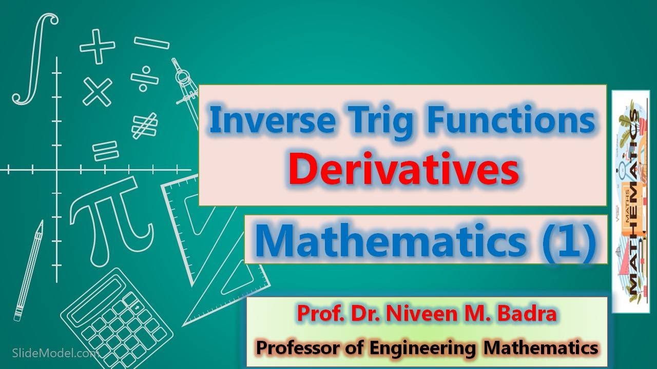 Math1- Inverse Trig Functions Derivatives - YouTube