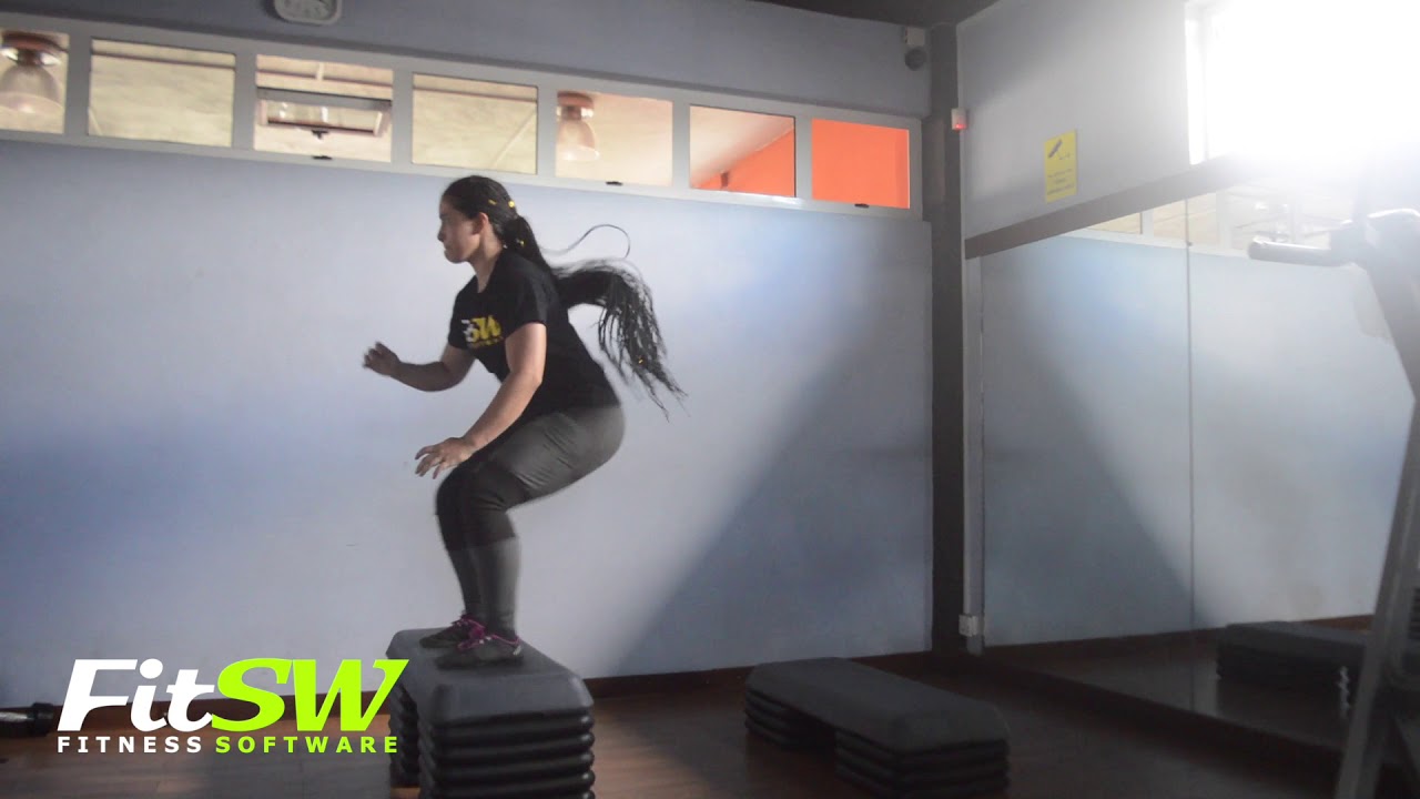 Depth Jump Leap: Plyometrics, Quads, Leg Exercise Demo How-to - YouTube