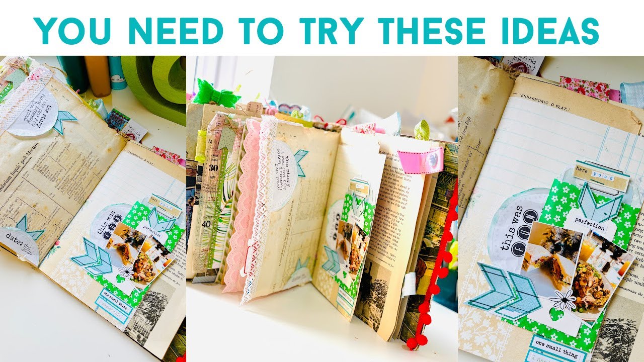 HOW TO MAKE FUN JOURNAL PAGES | Journal Ideas | Journal & Chat With Me ...