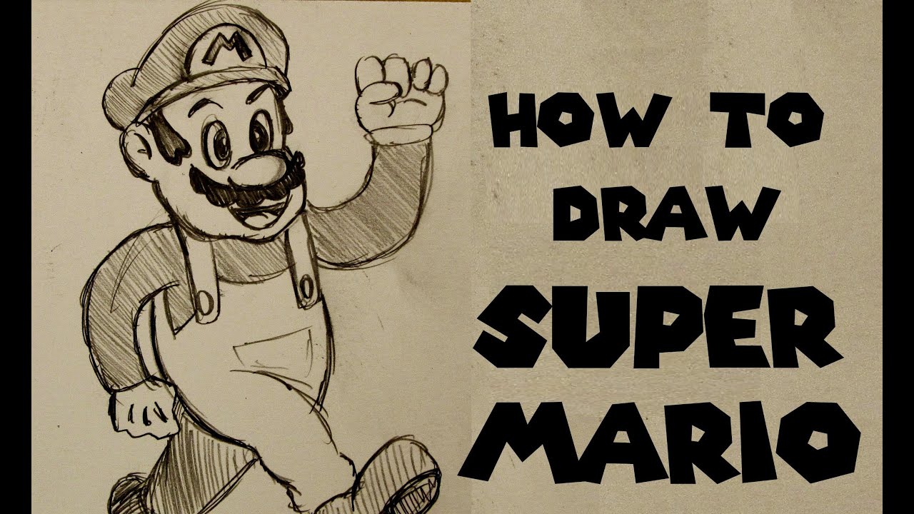 Ep. 29 How to draw Super Mario Part A - YouTube