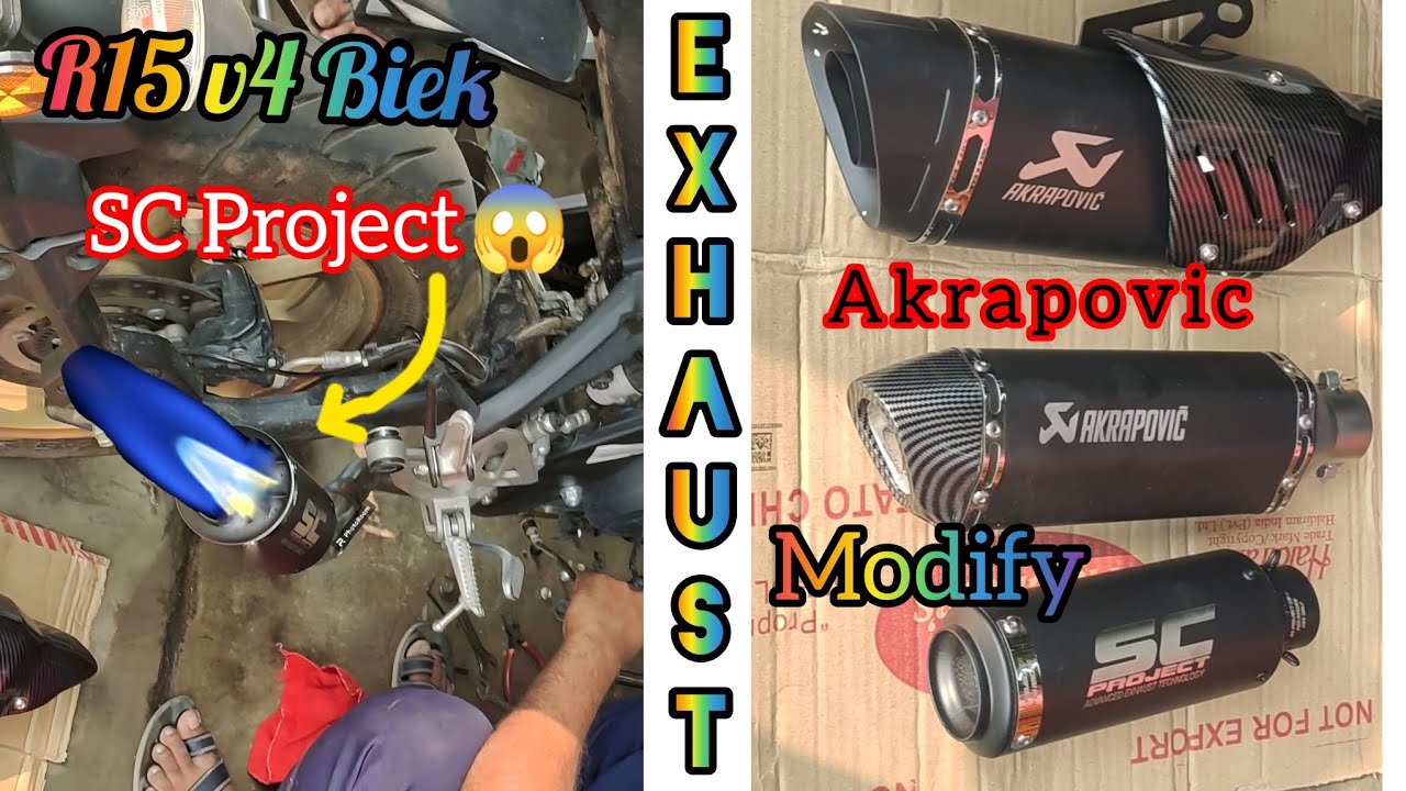 Finally Installing Full System SC Project Loud Exhaust in😈New exhaust ...