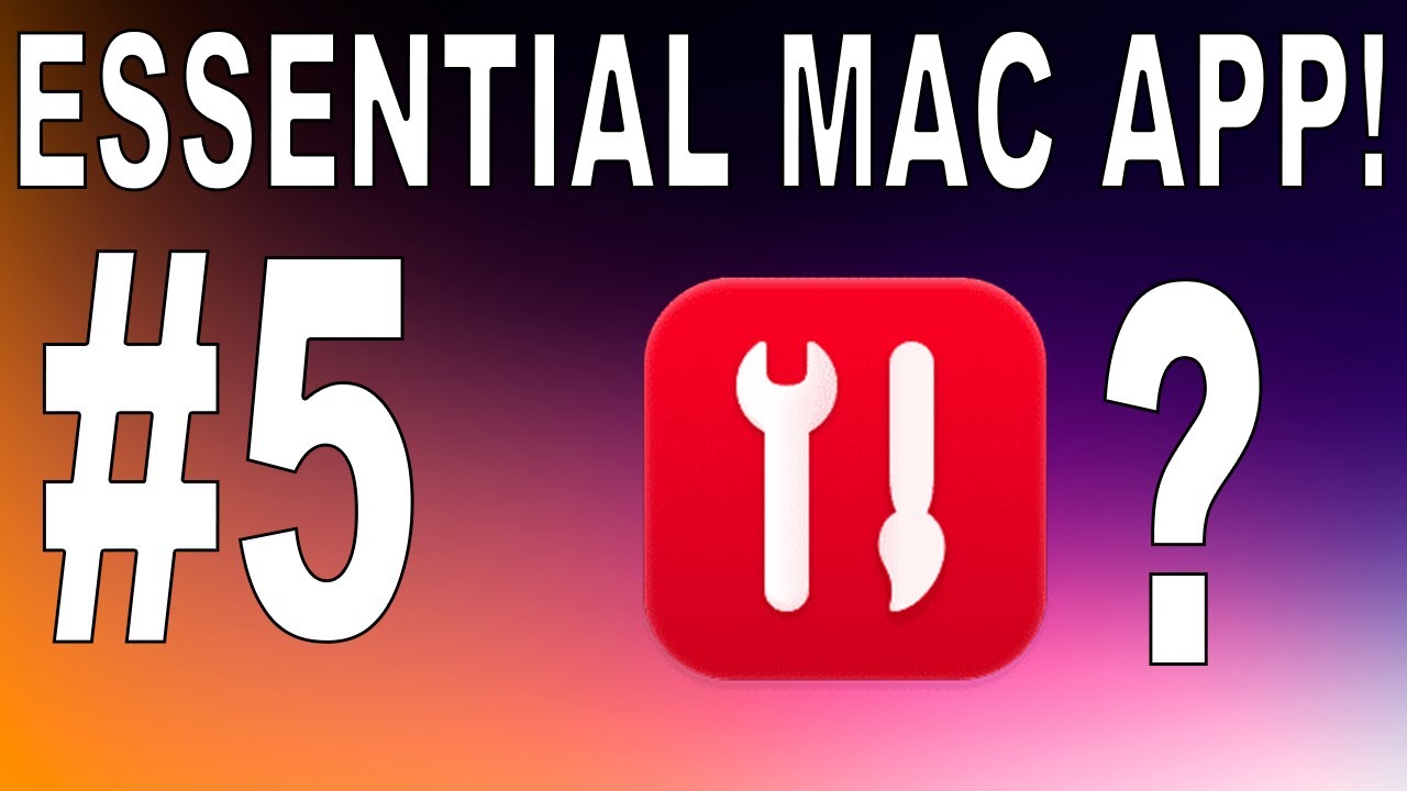 Essential Mac App #5 - Parallels Toolbox! - YouTube