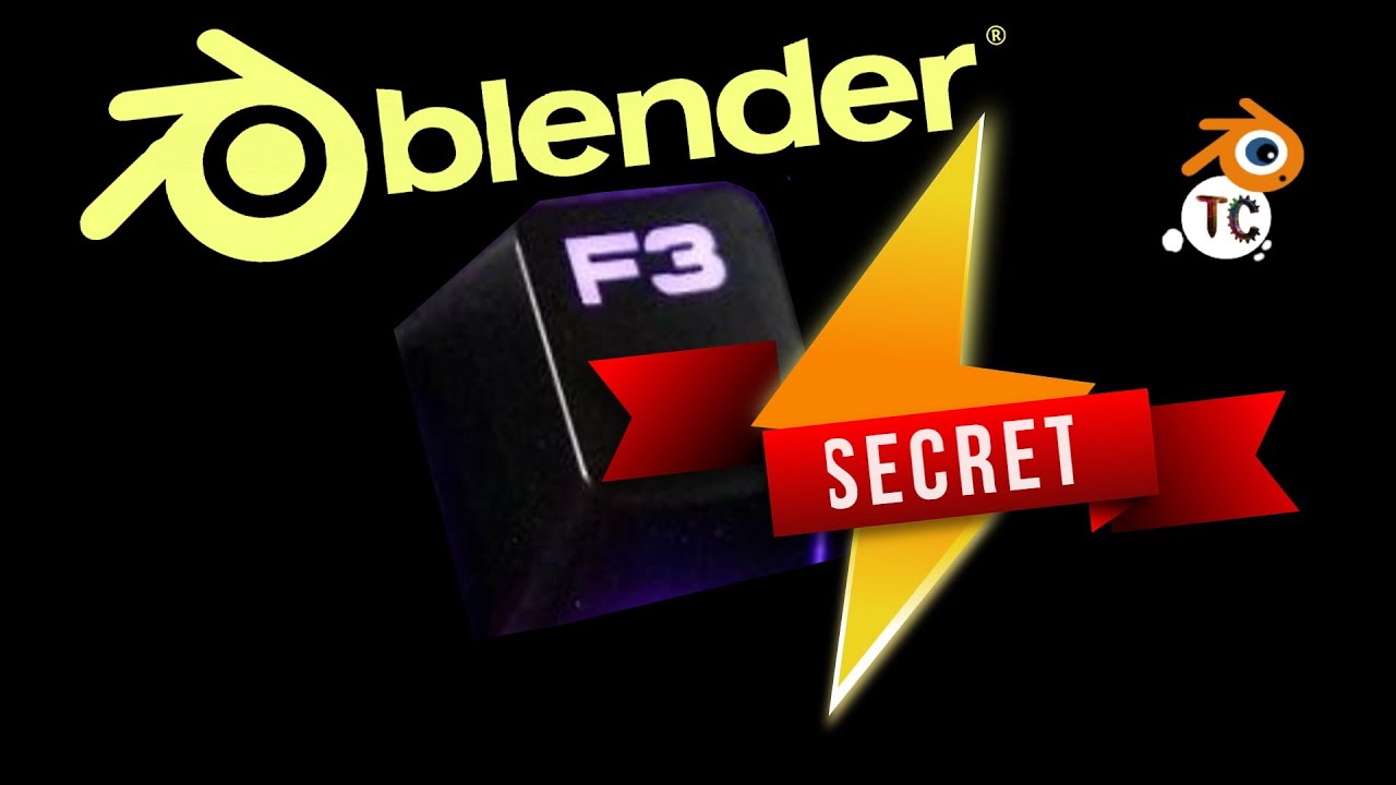 Blender F3 Time-saving Secret. - YouTube