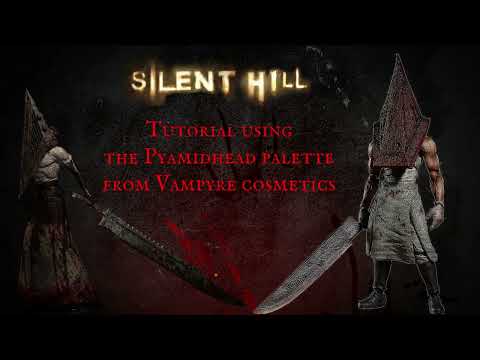 TUTORIAL & REVIEW | PYRAMID HEAD/SILENT HILL PALETTE |VAMPYRE COSMETICS | CNUTBUTRBEAUTY