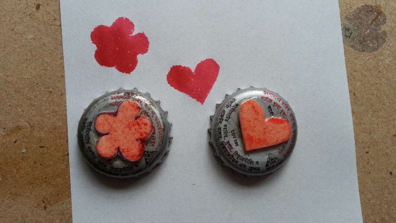 How To Make Foam And Bottle Cap Stamps - DIY Crafts Tutorial ...