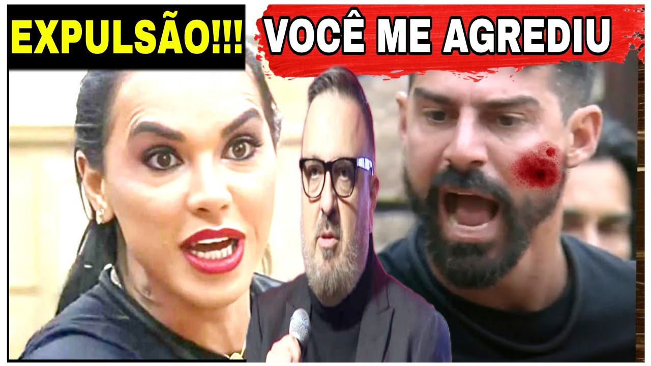 🚨 AGRESSÃO E EXPULSÃO DE SIMIONI É ANUNCIADA APÓS DAR TAPA NA CARA DE ...