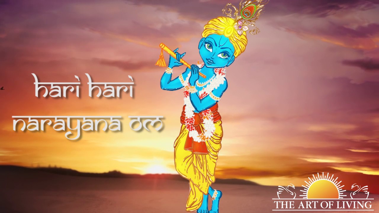 Hari Hari Narayana Om | Chitra Roy | Art Of Living Krishna Bhajan - YouTube