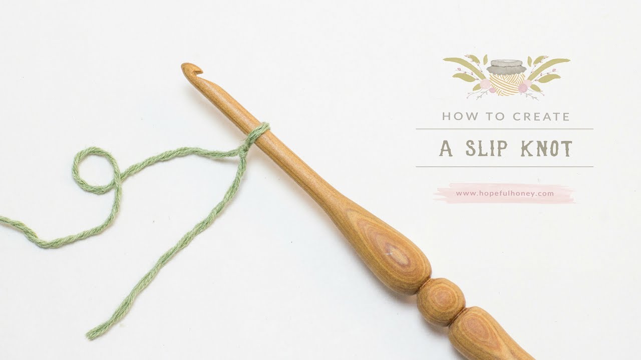How To: Create A Slip Knot | Easy Tutorial by Hopeful Honey - YouTube