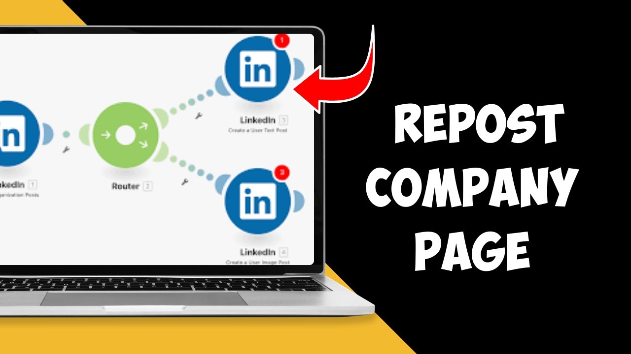 How to Repost on LinkedIn Company Page - YouTube