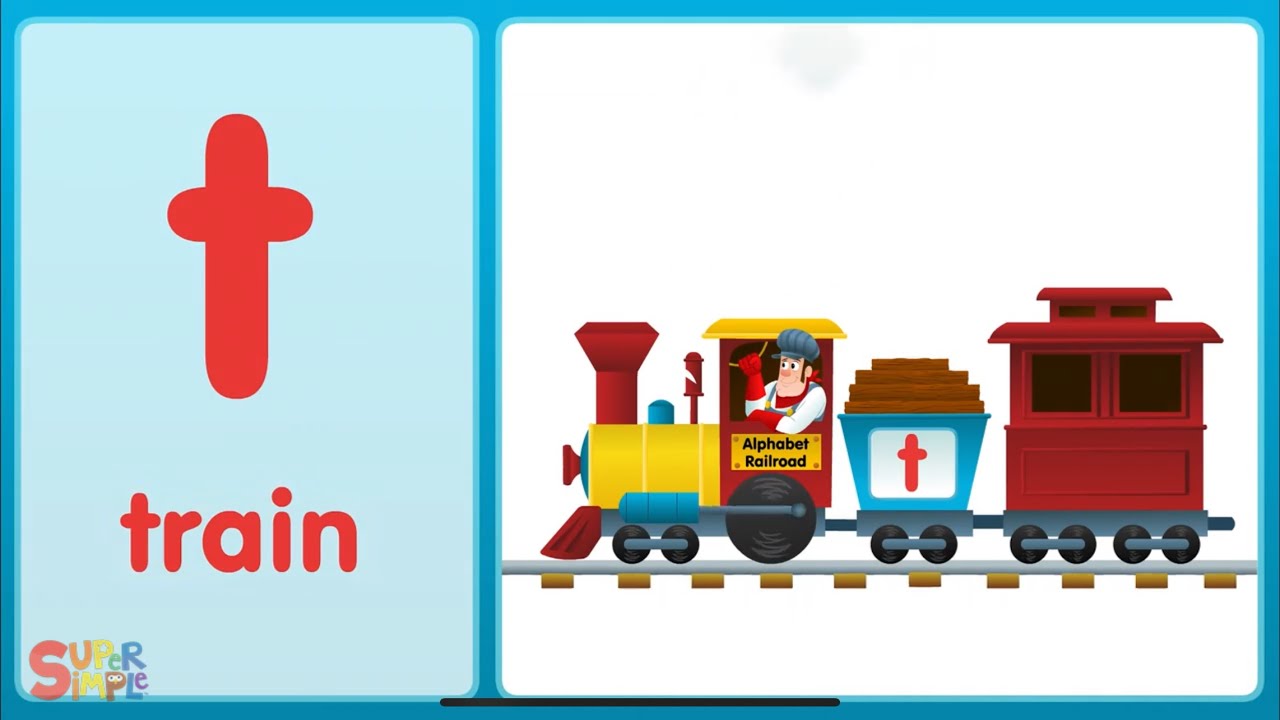Kids Tv | Learning Alphabets For Toddlers | Letter t For Children by ...