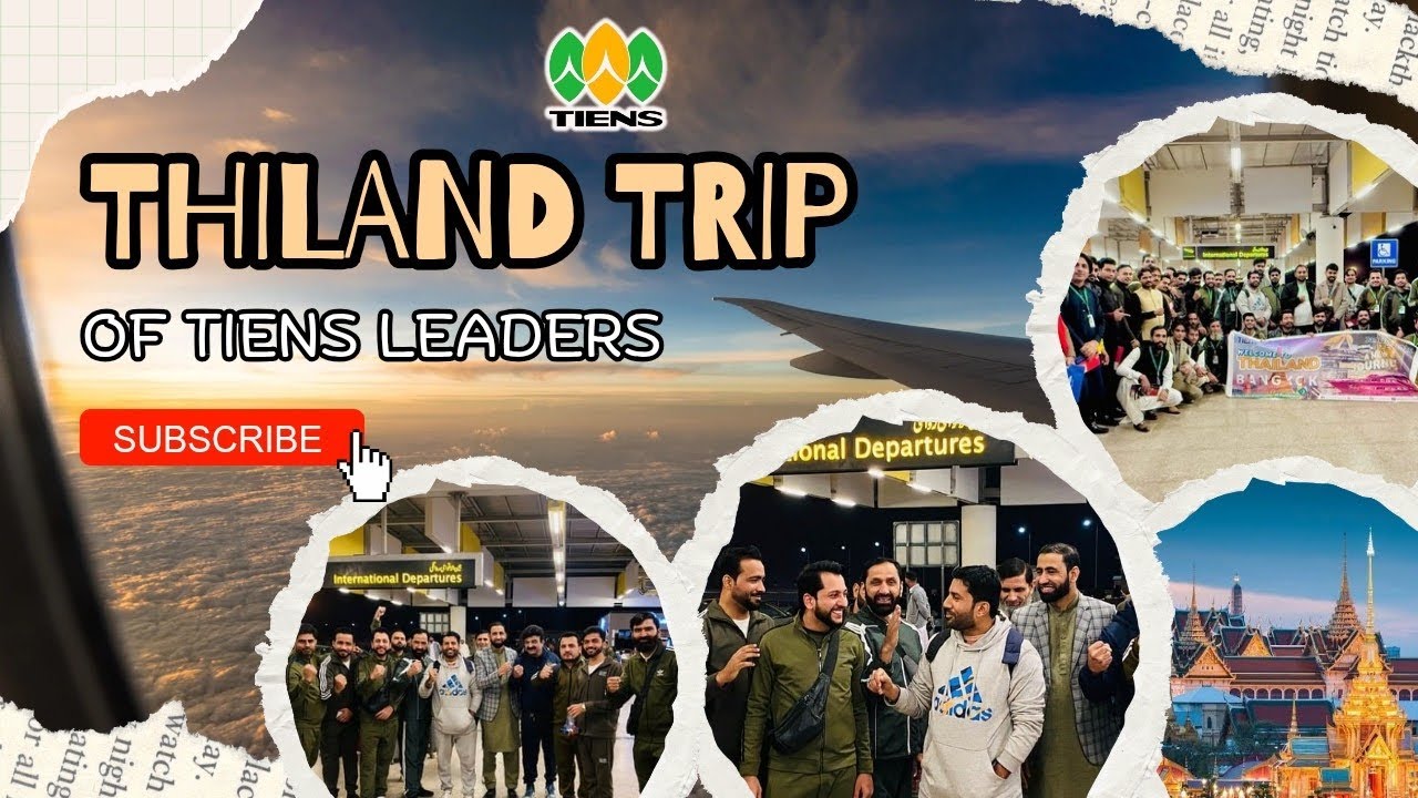 Tiens Leaders Going to Thailand|Nazim shah Tiens wala - YouTube
