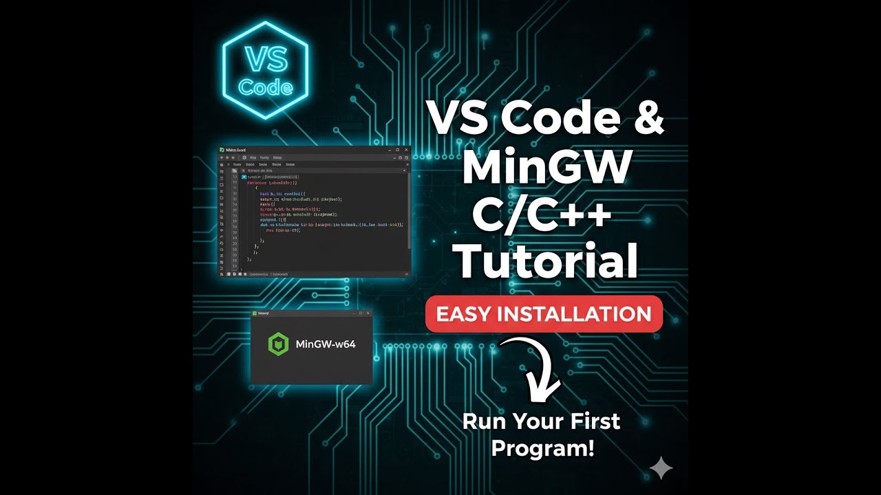 Install Visual Studio Code and MinGW on Windows | C/C++ Setup - YouTube