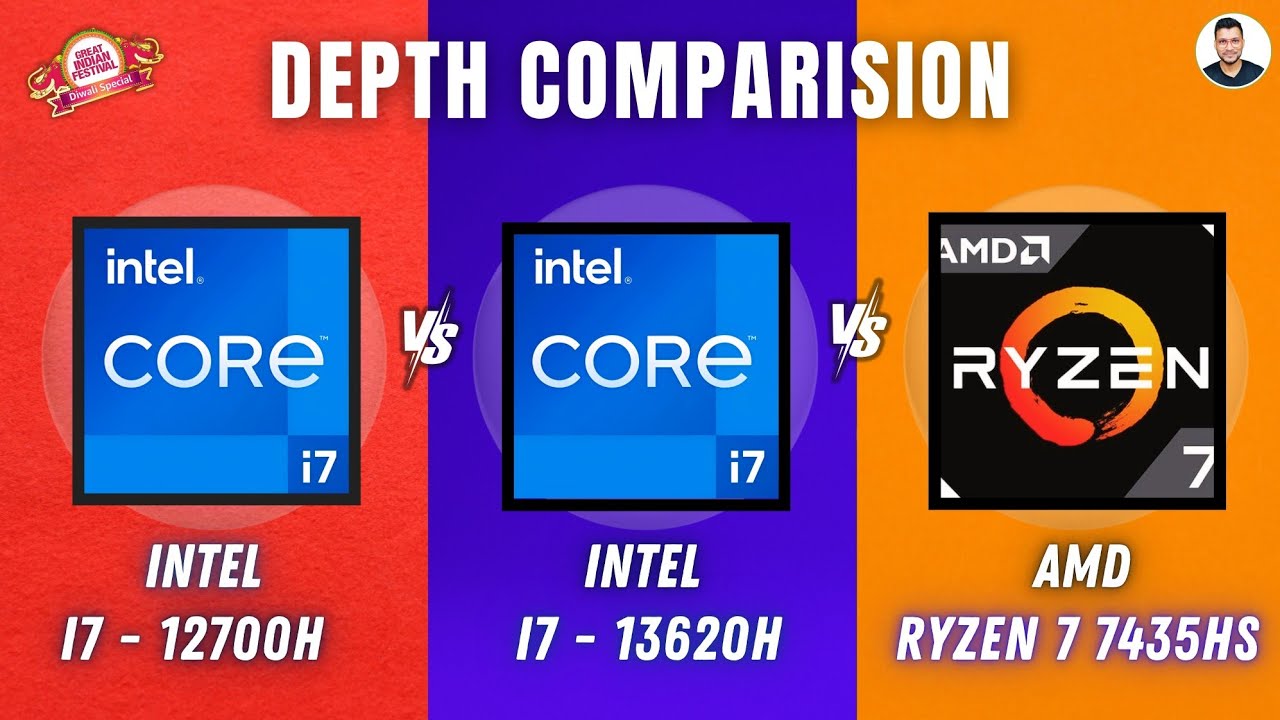 Intel i7- 12700H Vs Intel i7- 13620H Vs Ryzen 7 7435HS - In Depth ...