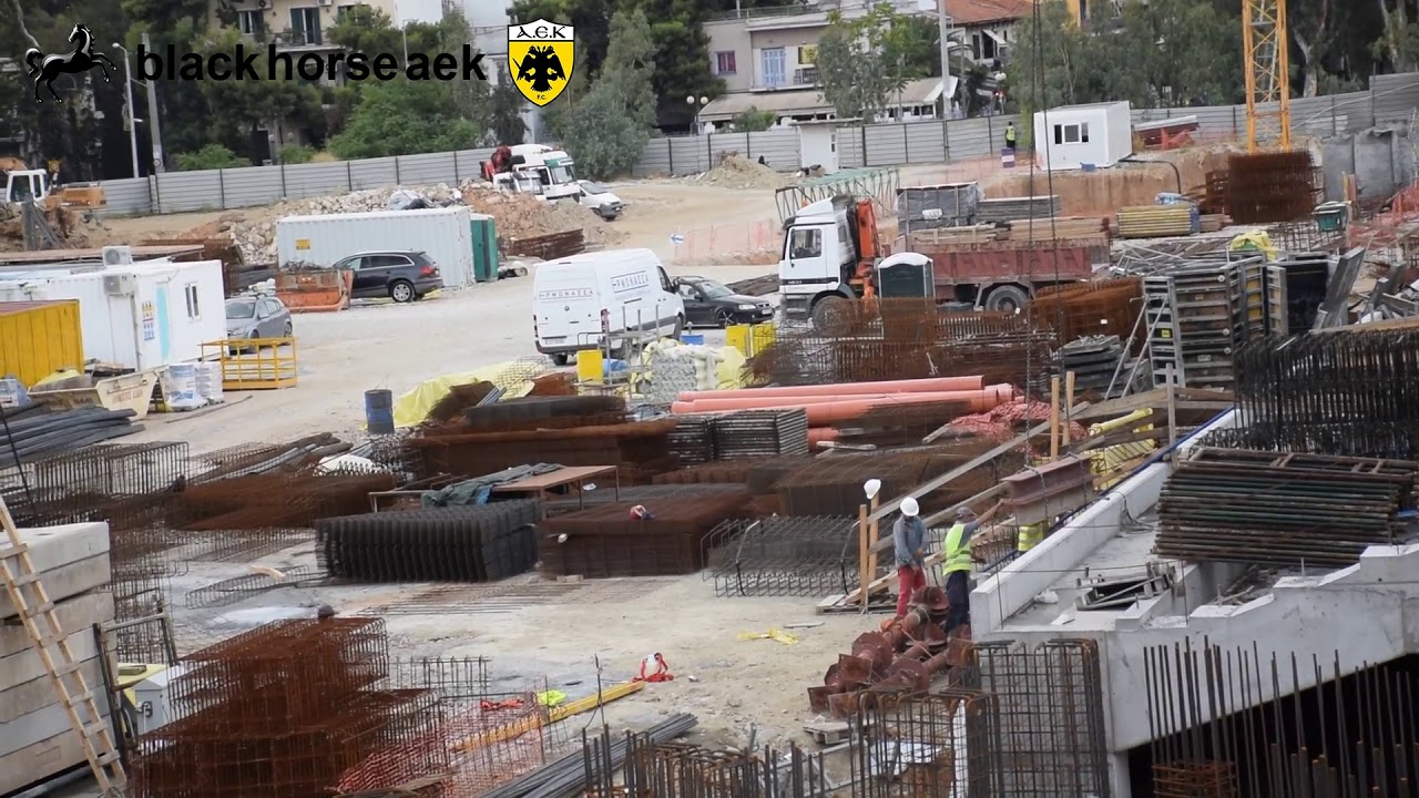 ΓΗΠΕΔΟ ΑΕΚ ΑΓΙΑ ΣΟΦΙΑ 23/06/2018( part 11) απογευματινό και ο πυλώνας ...