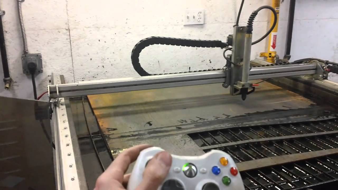 cnc plasma xbox wireless controller - YouTube