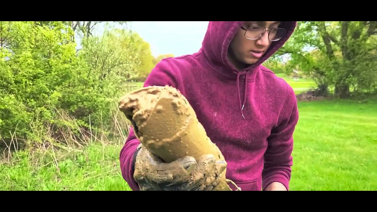 Hand Auger Soil Boring! - YouTube