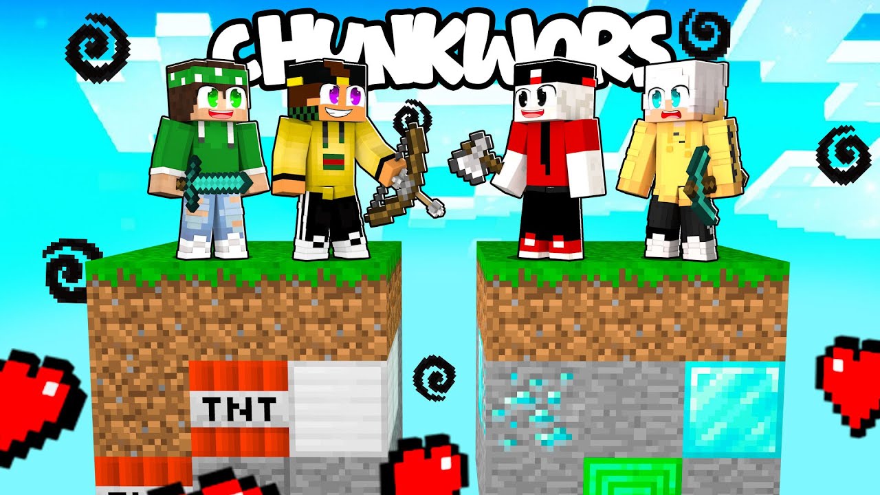 CHUNKWARS 2 vs 2 - MARCY e NICO vs LOCO e ZEYXON - CHUNK vs CHUNK - MINECRAFT ITA - YouTube