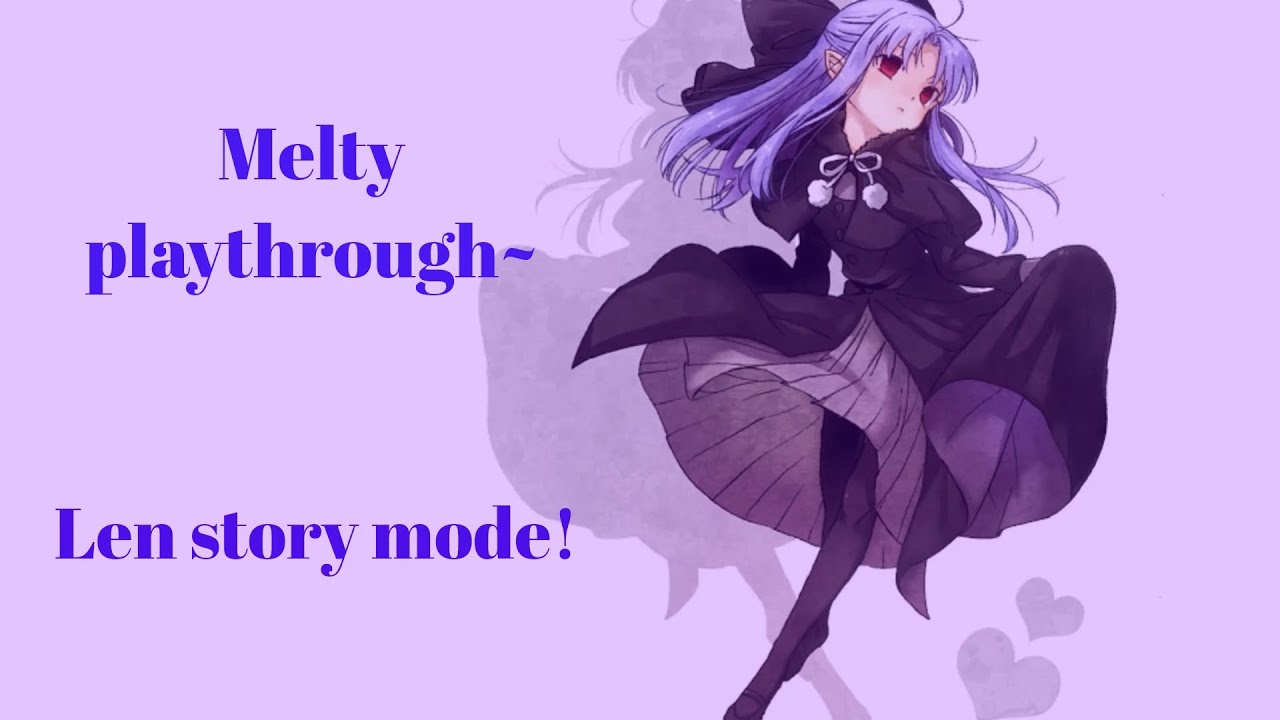Melty blood playthrough ^^ Len story mode - YouTube