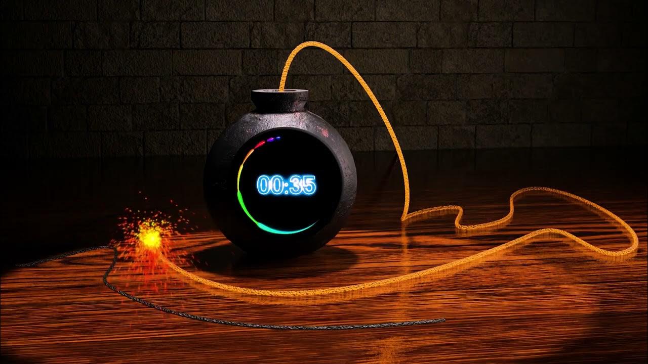 1 Minute Timer Bomb [3D TIMER] 💣 - YouTube