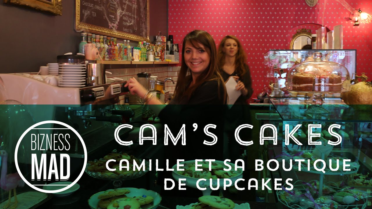 BiznessMad - Camille et sa boutique de cupcakes Cam's Cakes - YouTube