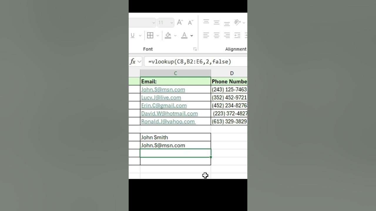 VLOOKUP Function in Excel | Beginner to Advanced Tutorial - YouTube