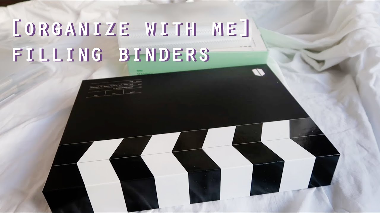 [organize with me] filling binders - YouTube