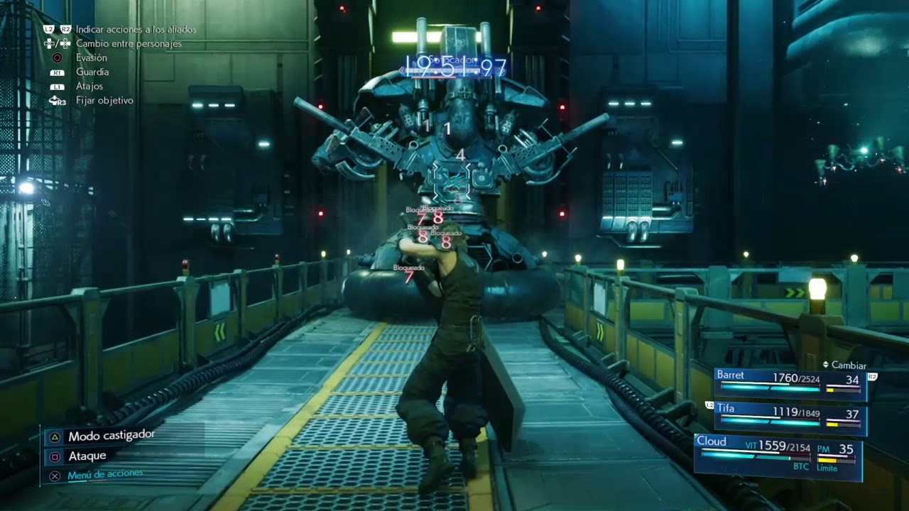 FINAL FANTASY VII REMAKE - air buster boss - YouTube