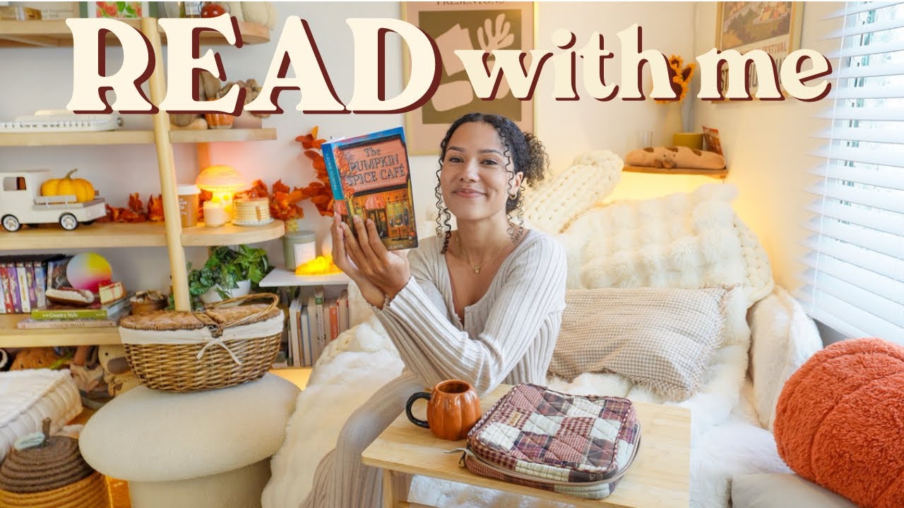 COZY READ WITH ME📚 (1.5 HRS of reading body doubling & cozy jazz) - YouTube