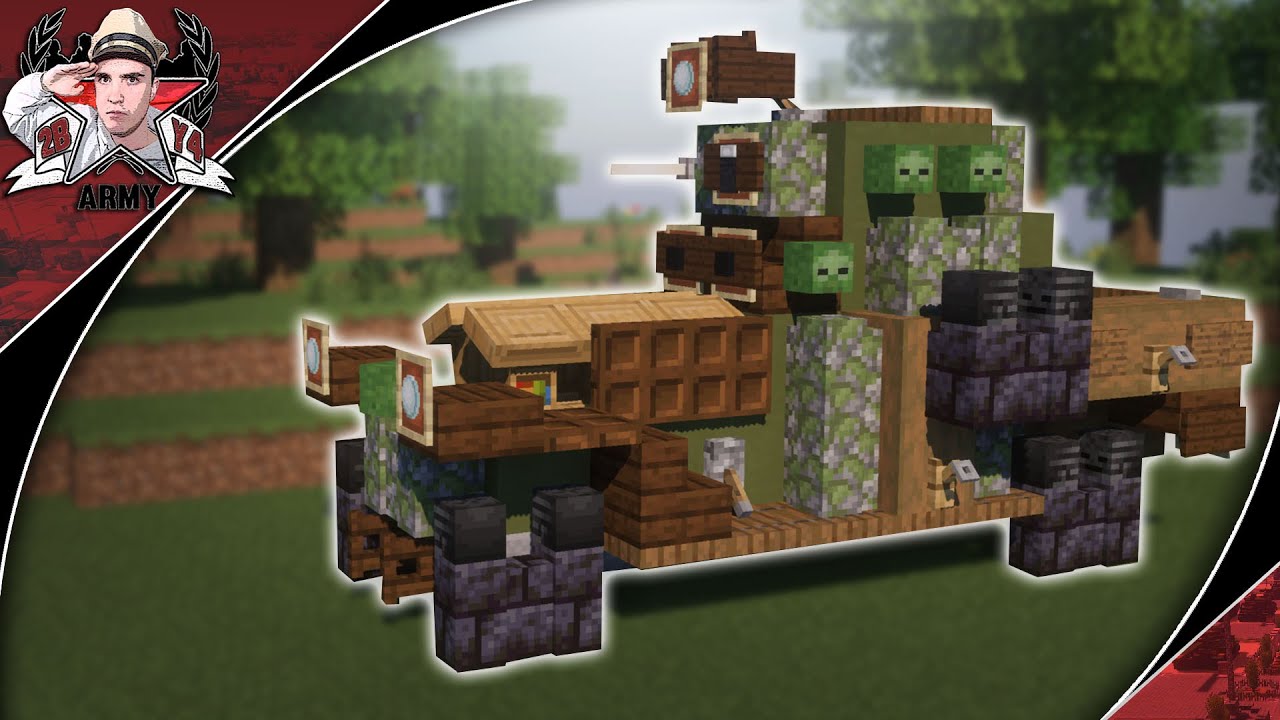 Minecraft: WW1 Rolls Royce Armored Car Mk.I | Armored Car Tutorial ...