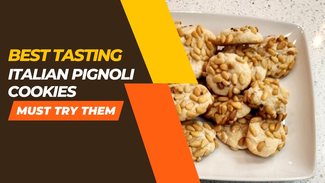 Best tasting Italian pignoli cookies ever, you must try them! - YouTube