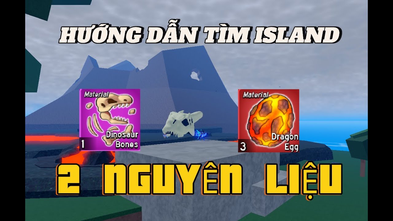 Hướng Dẫn Lấy Prehistoric Island & Lấy 2 Nguyên Liệu Dinosaur Bones ...