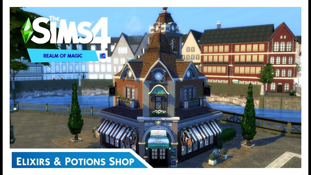 ELIXIRS & POTIONS SHOP | THE SIMS 4 | COMMUNITY LOTS | NO CC | LOJA DA ...